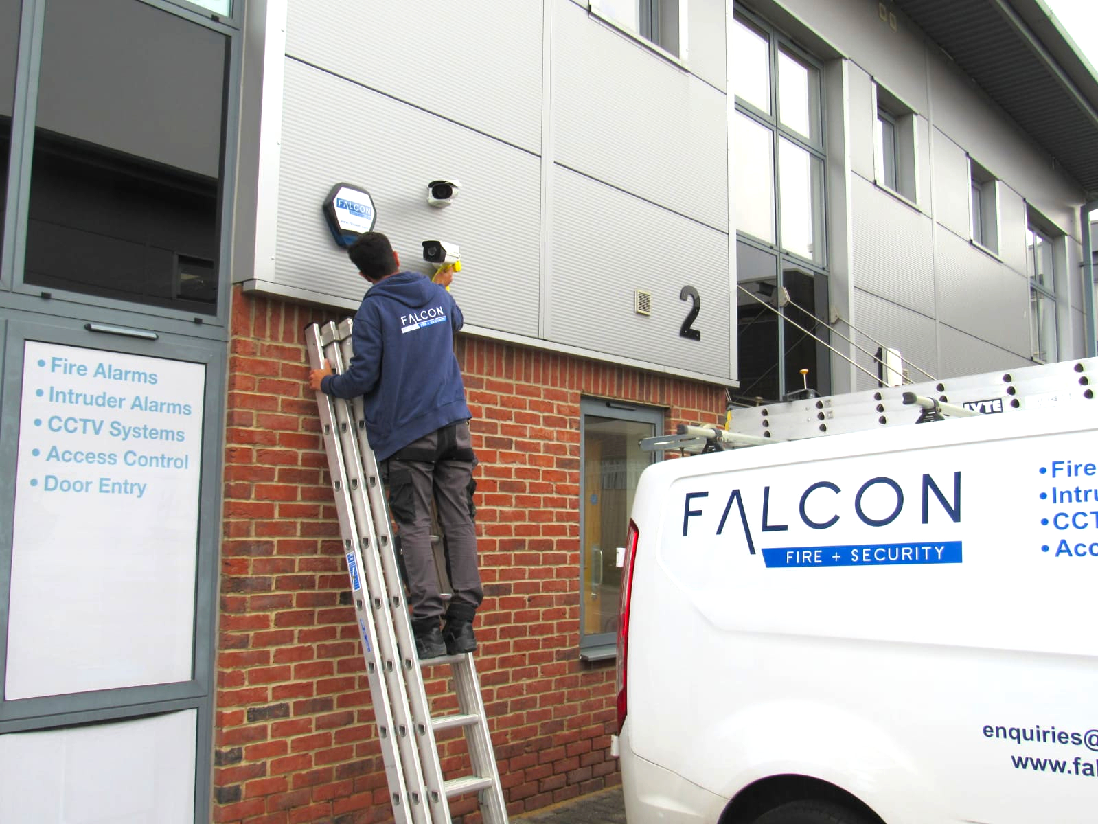 Commercial CCTV Maintenance - Falcon Fire and Security